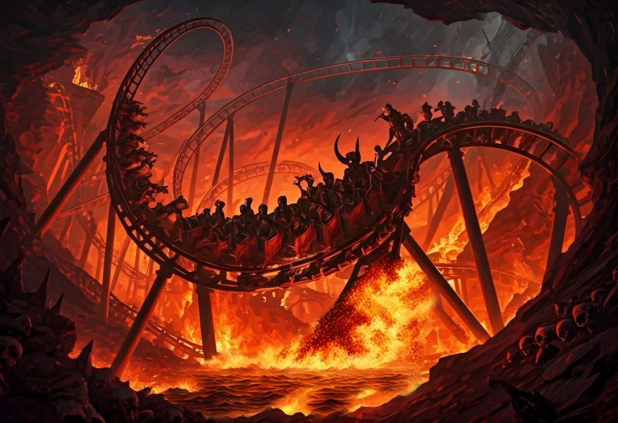 Extreme Hellish Ride - AI Generated Artwork - NightCafe Creator
