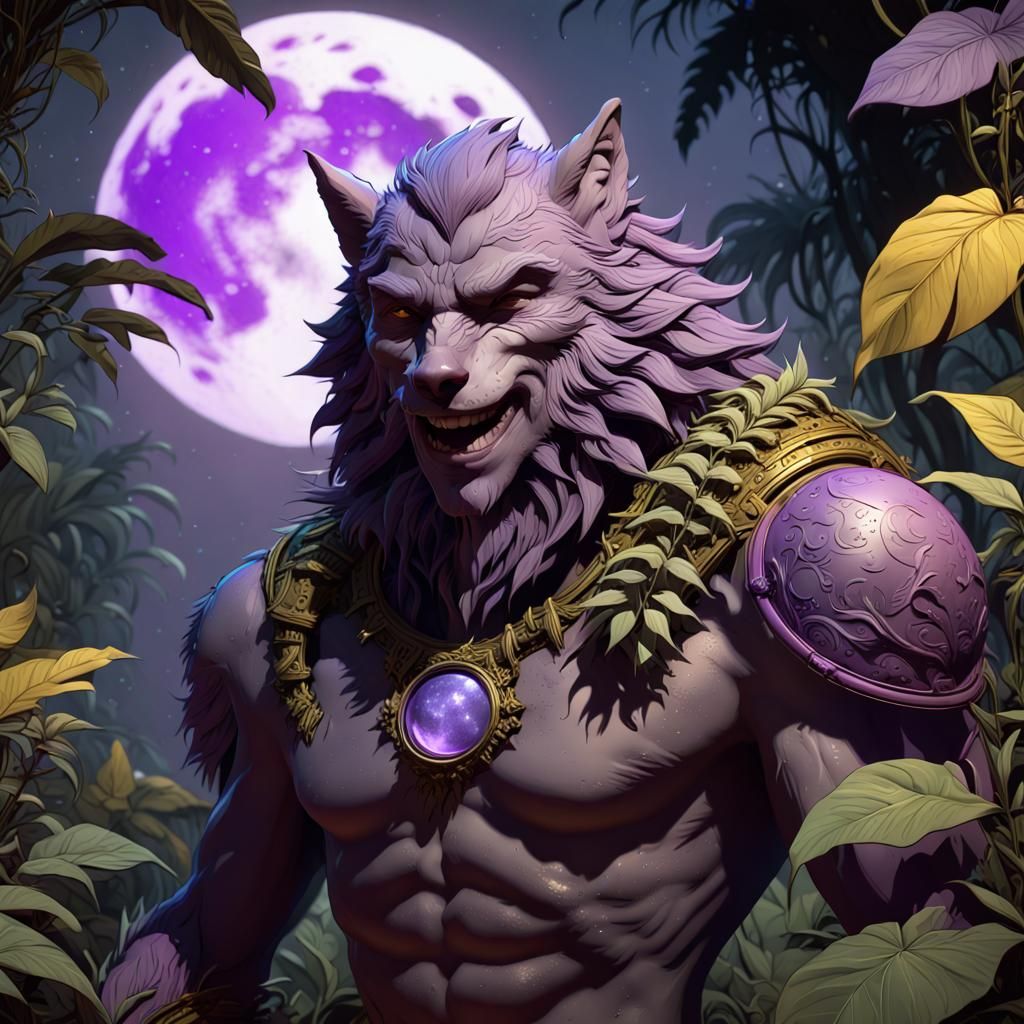 Smiling wolfman - AI Generated Artwork - NightCafe Creator