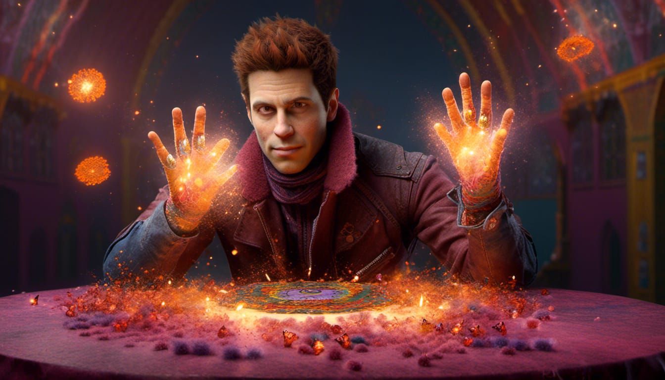 Casting 'Burning Hands' - AI Generated Artwork - NightCafe Creator