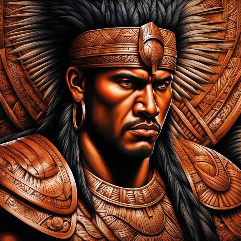 Samoan Warrior - AI Generated Artwork - NightCafe Creator