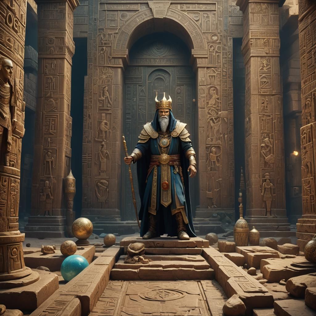 Wizard in ancient eygpt - AI Generated Artwork - NightCafe Creator