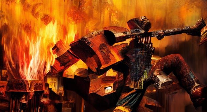 Enjoy the HS Collection: Session art theme: Burn peat after the logs give out.