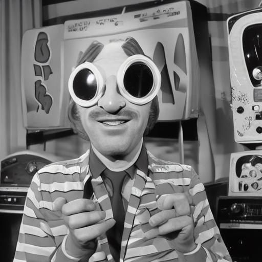 The Marcus Mucus Show featuring Brother Bob; in lurid black and white ...