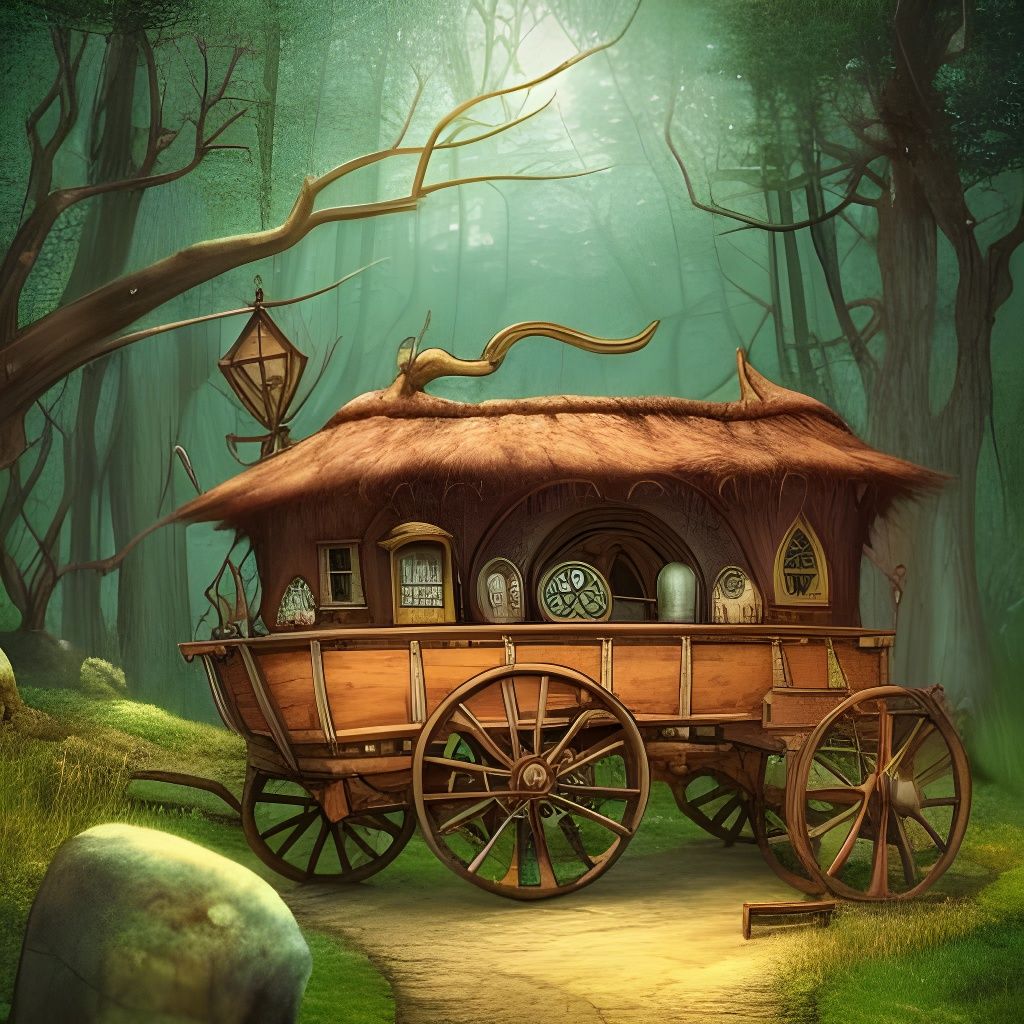 fantasy wagon I - AI Generated Artwork - NightCafe Creator