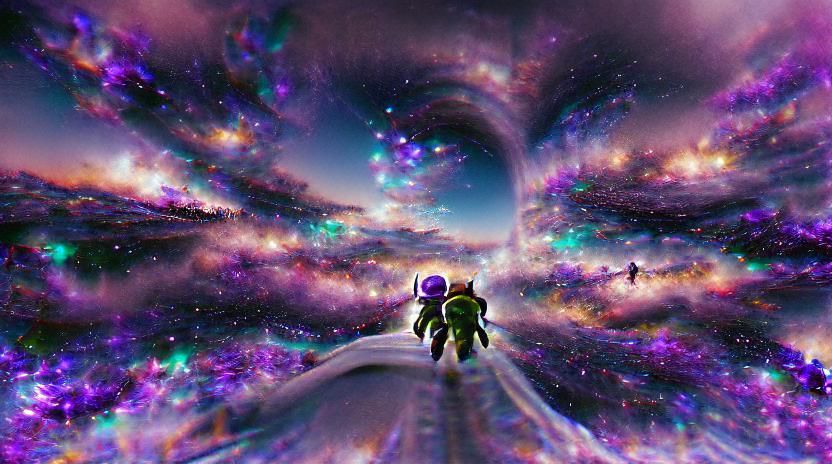Into Infinity - AI Generated Artwork - NightCafe Creator