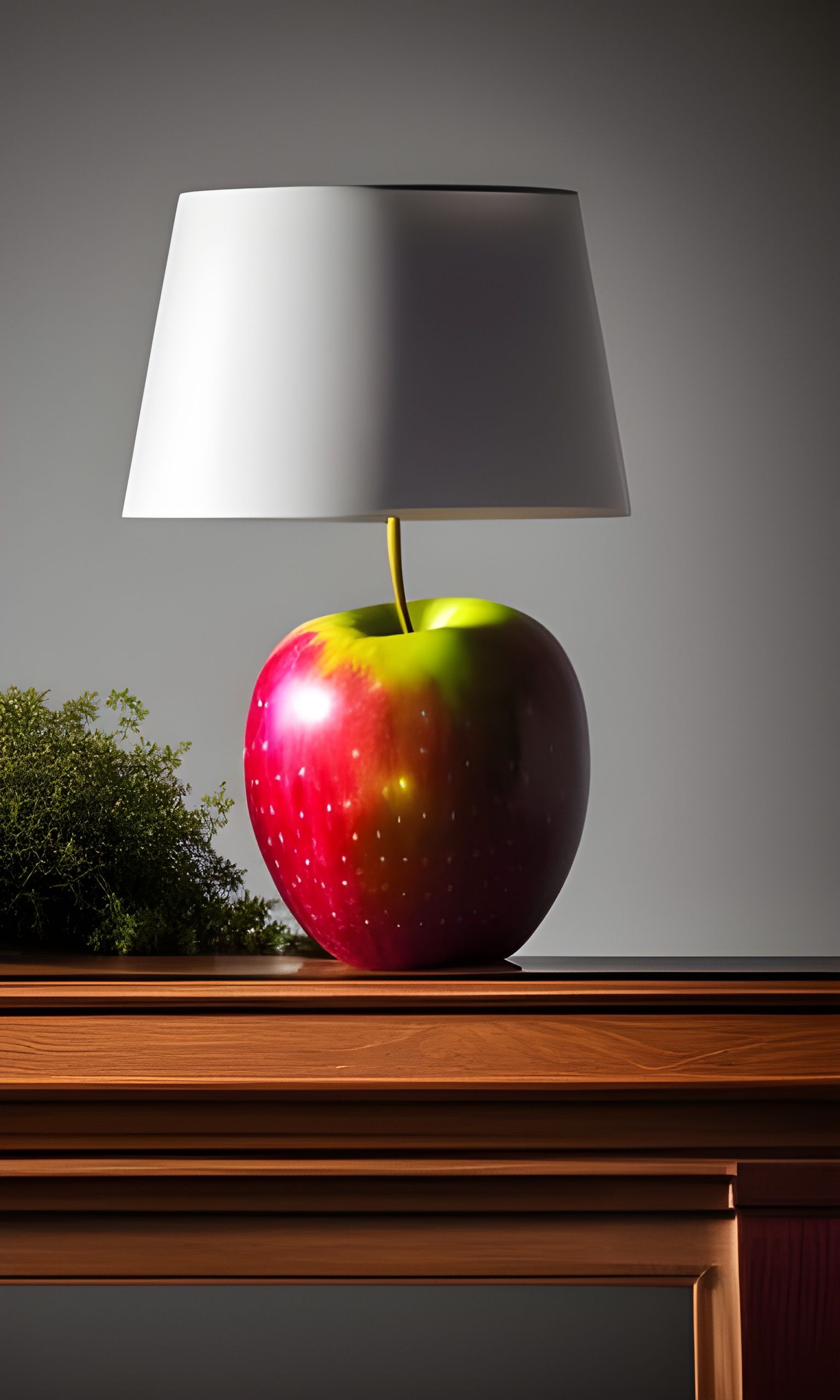Apple Table Lamp ... - AI Generated Artwork - NightCafe Creator