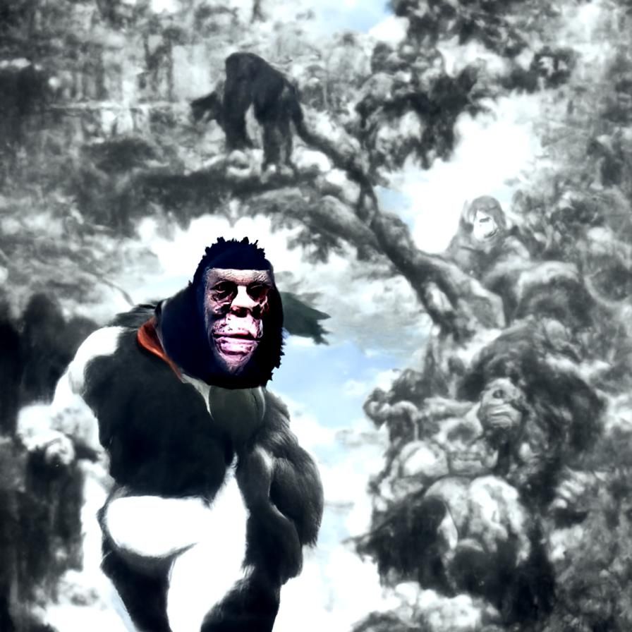 The great ape - AI Generated Artwork - NightCafe Creator