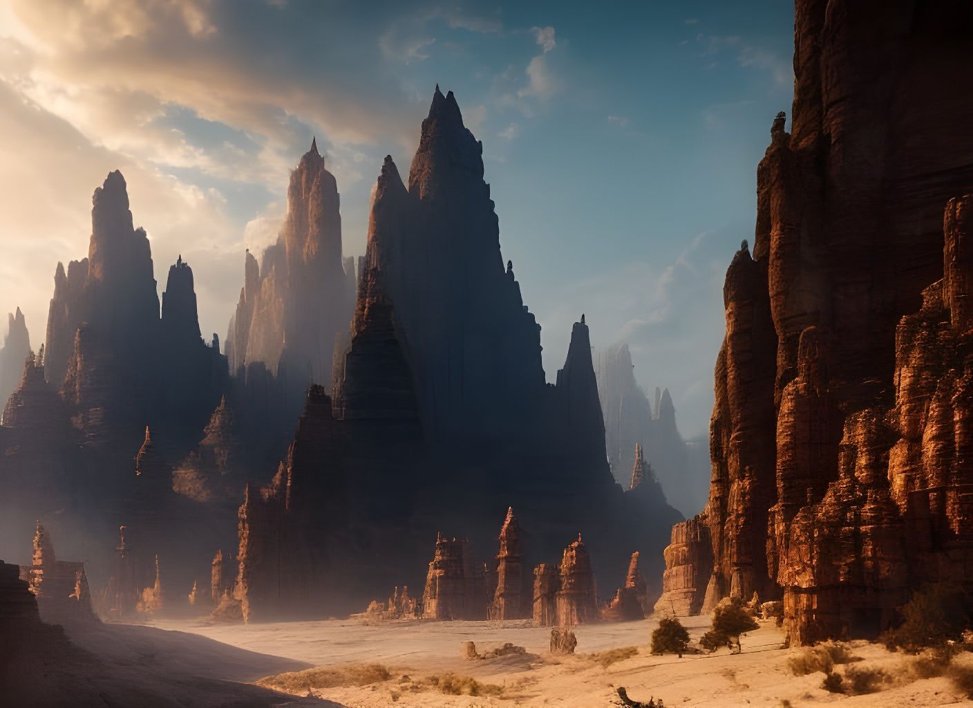 The Aiel Waste - WOT Concept Art - AI Generated Artwork - NightCafe Creator