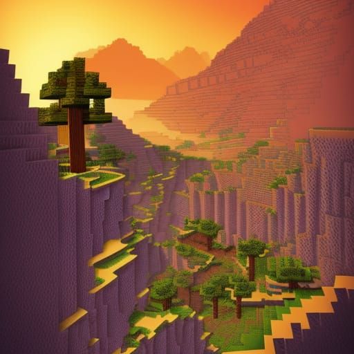 Minecraft desert - AI Generated Artwork - NightCafe Creator