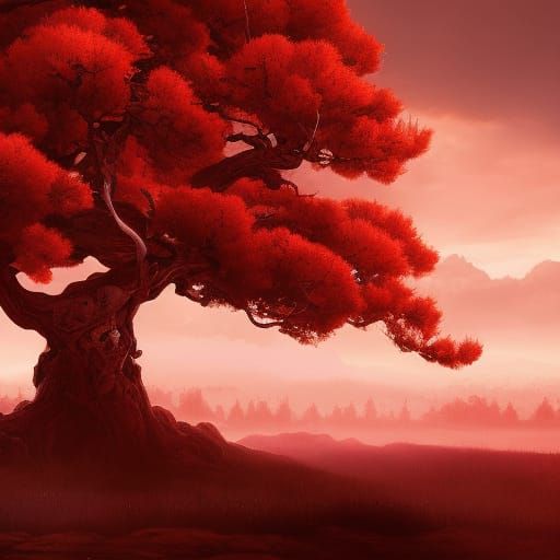 Demon tree - AI Generated Artwork - NightCafe Creator