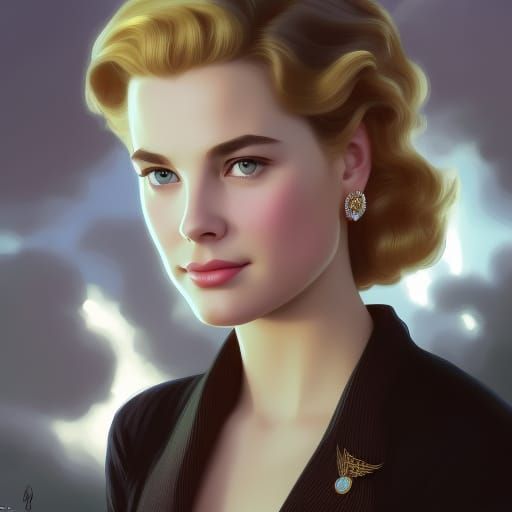 Grace Kelly - AI Generated Artwork - NightCafe Creator