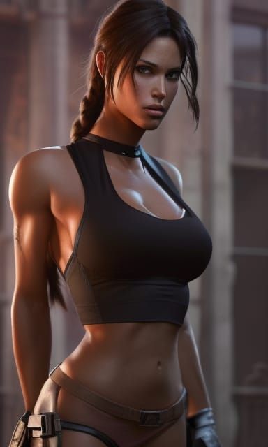 Lara croft - AI Generated Artwork - NightCafe Creator