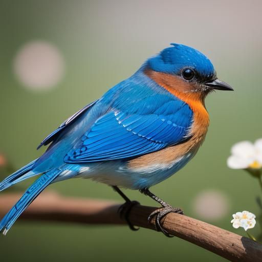 Bluebird - AI Generated Artwork - NightCafe Creator