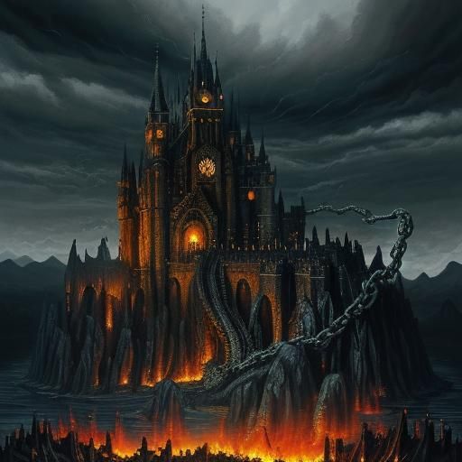 The Demons Castle - AI Generated Artwork - NightCafe Creator
