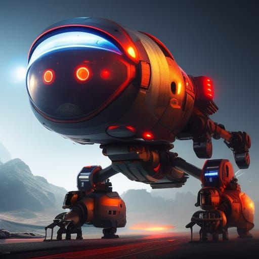 planet bot - AI Generated Artwork - NightCafe Creator