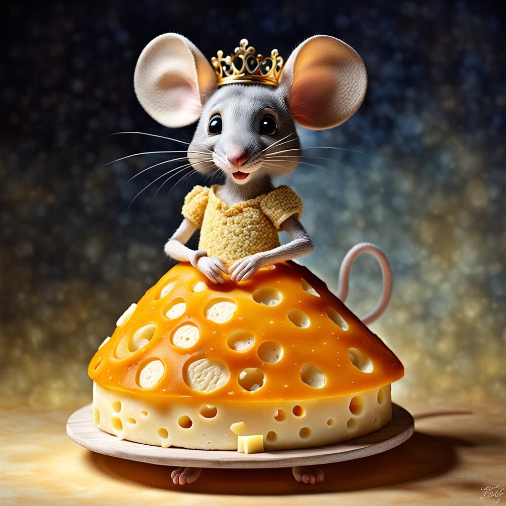 Cheese Queen - AI Generated Artwork - NightCafe Creator