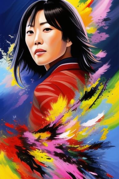 Michiko Nishiwaki #7 - AI Generated Artwork - NightCafe Creator