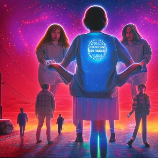 stranger things - AI Generated Artwork - NightCafe Creator