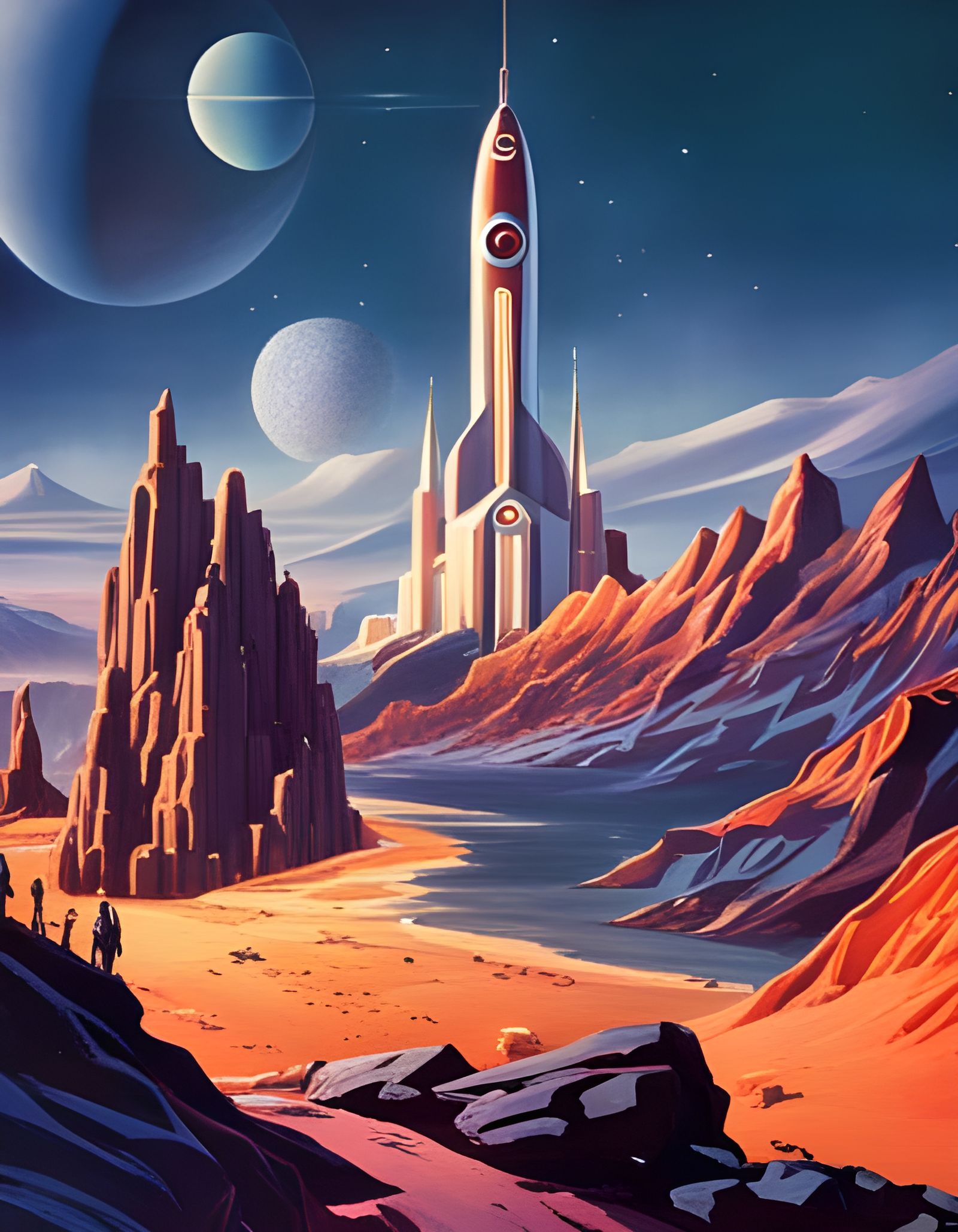 The Eagle has landed - AI Generated Artwork - NightCafe Creator