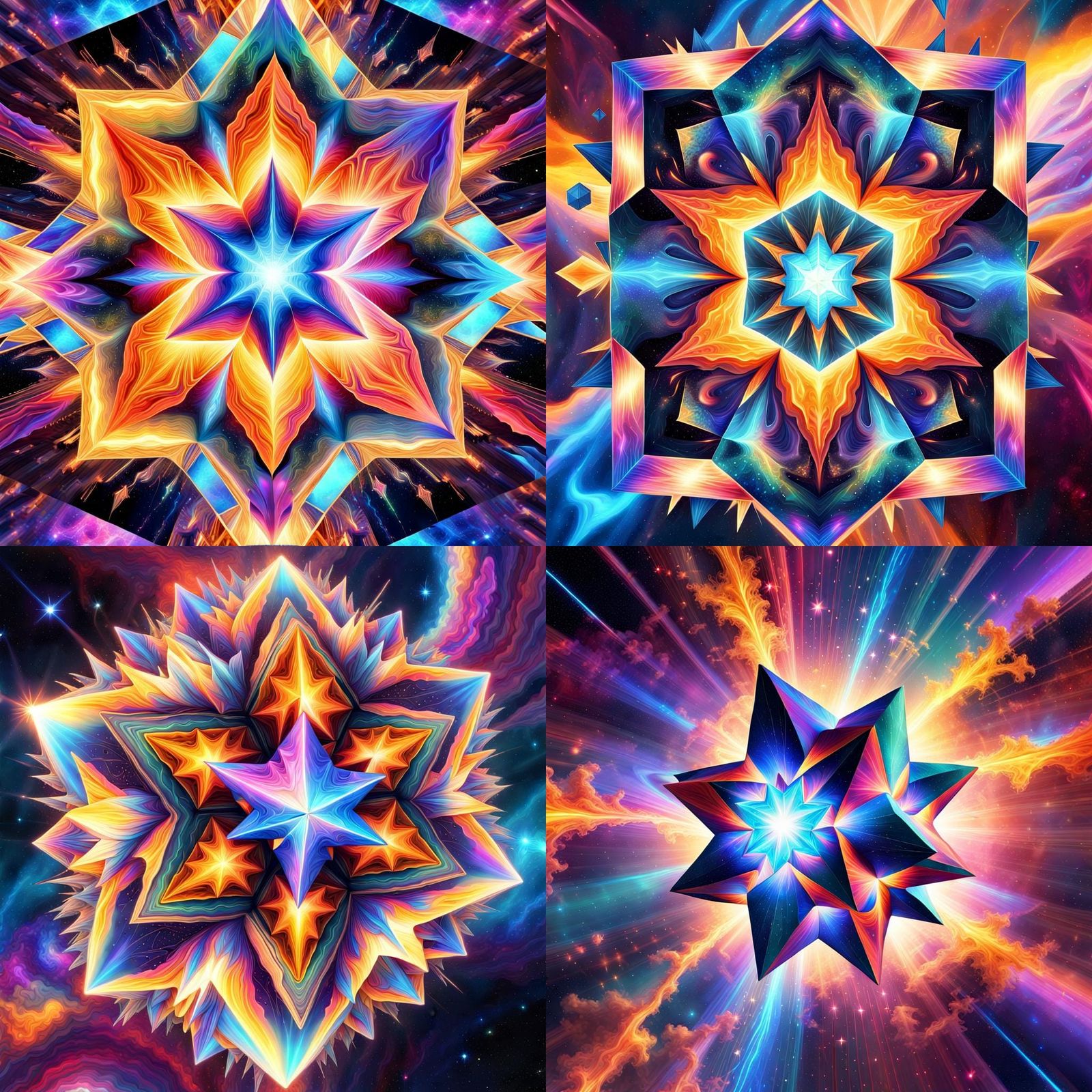 masterpiece epic Psychedelic Cosmic ultra fractalized starcube 8k vivid ...
