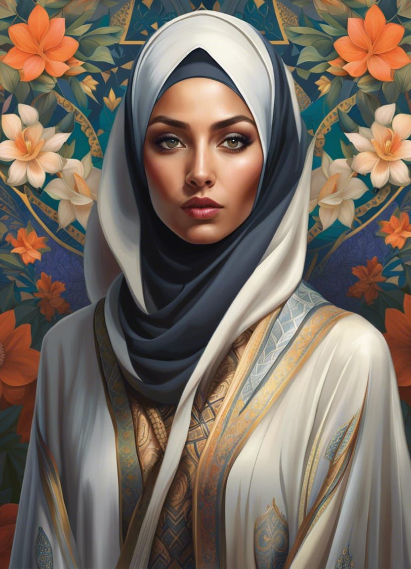 Hijab - AI Generated Artwork - NightCafe Creator