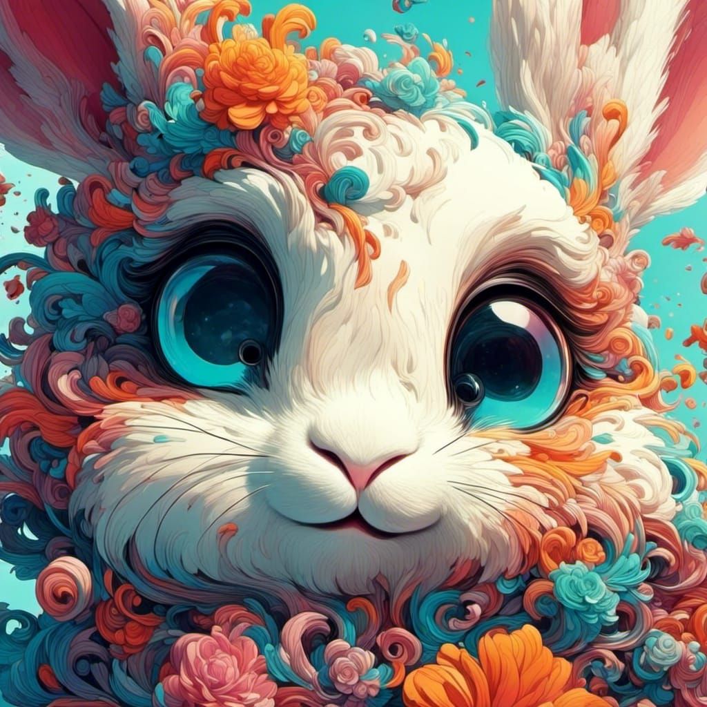 Rabbit Trial - lora:Storybook - AI Generated Artwork - NightCafe Creator