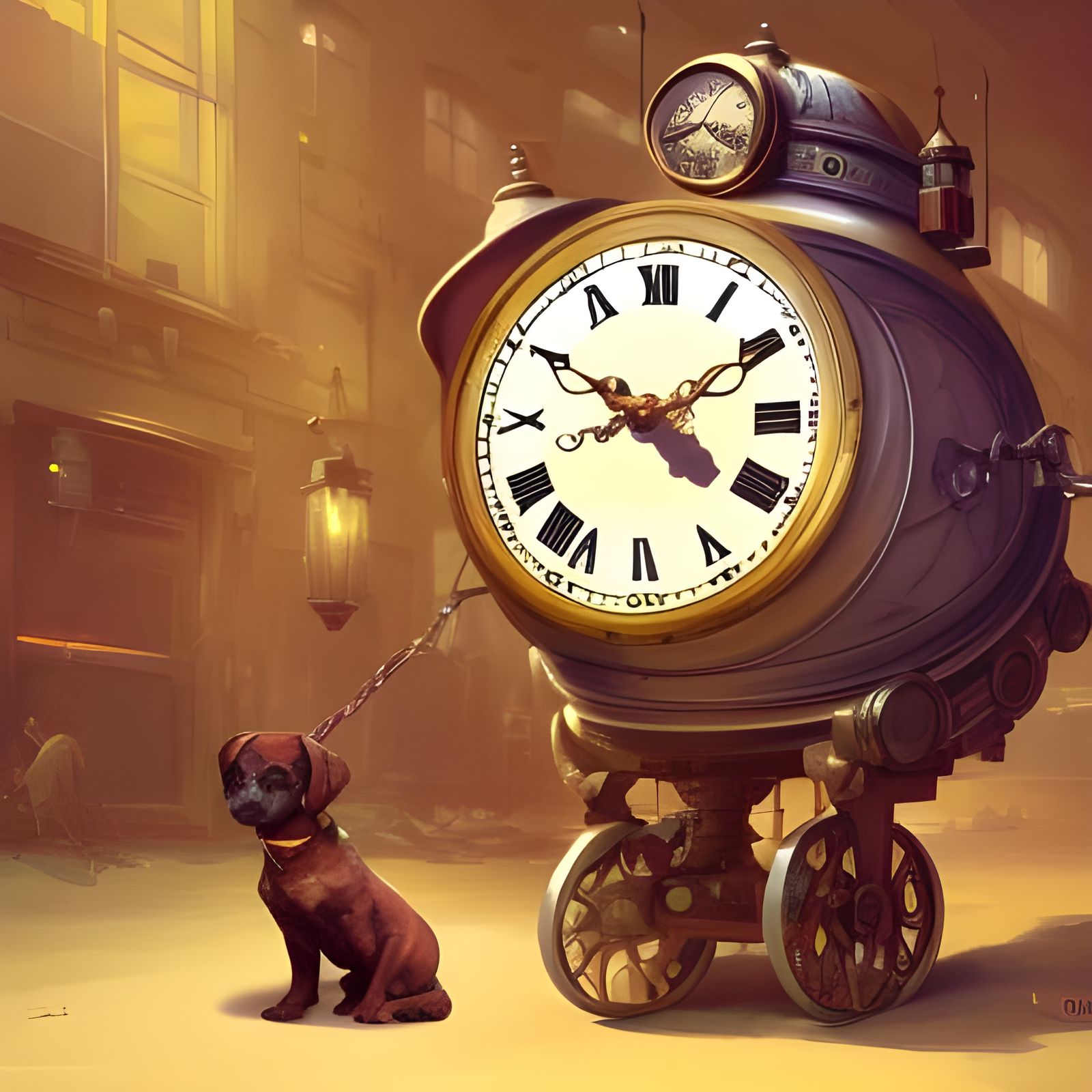 Keeping watch over time - AI Generated Artwork - NightCafe Creator