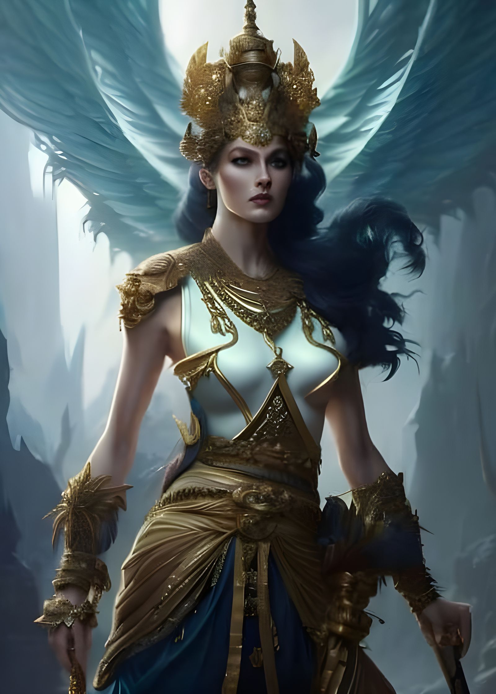 Scáthach, The Shadow, Ruler of Dún Scáith, Teacher of Cú Chulainn - AI ...