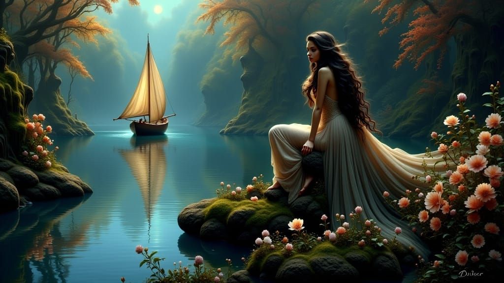 Lorelei (A River Siren from German Folklore)