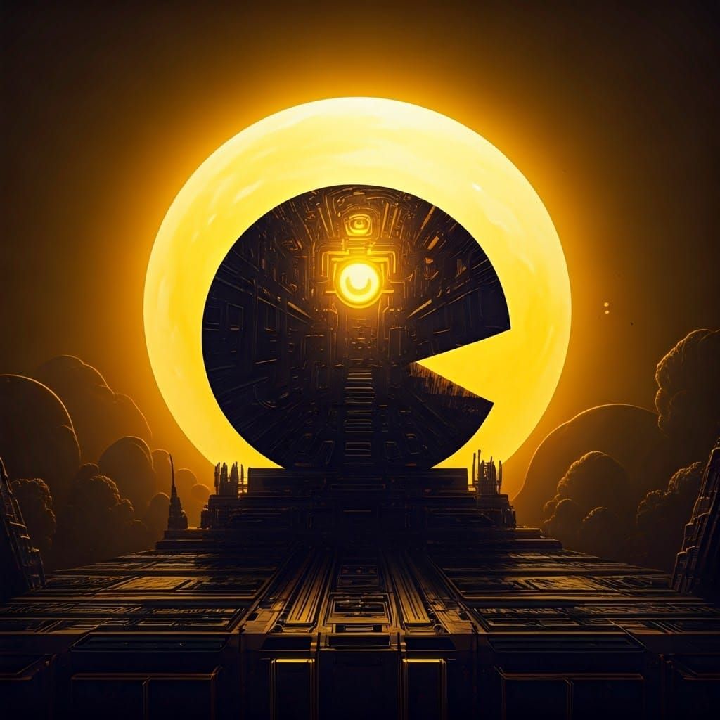 Pac-Man Silhouette - Pac-Man Silhouette