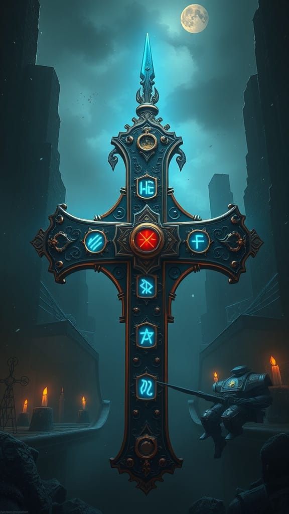 Holy Warhammer40K cross weapon 4 - Holy Warhammer 40K Cross ...