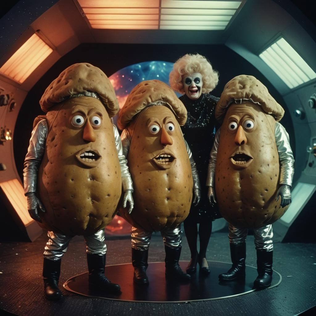 Potato Person Party! - AI Generated Artwork - NightCafe Creator