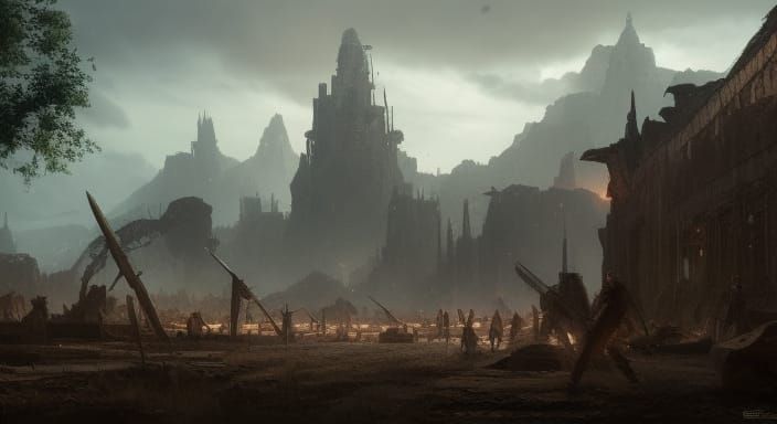 Archaeological Dig Site - AI Generated Artwork - NightCafe Creator