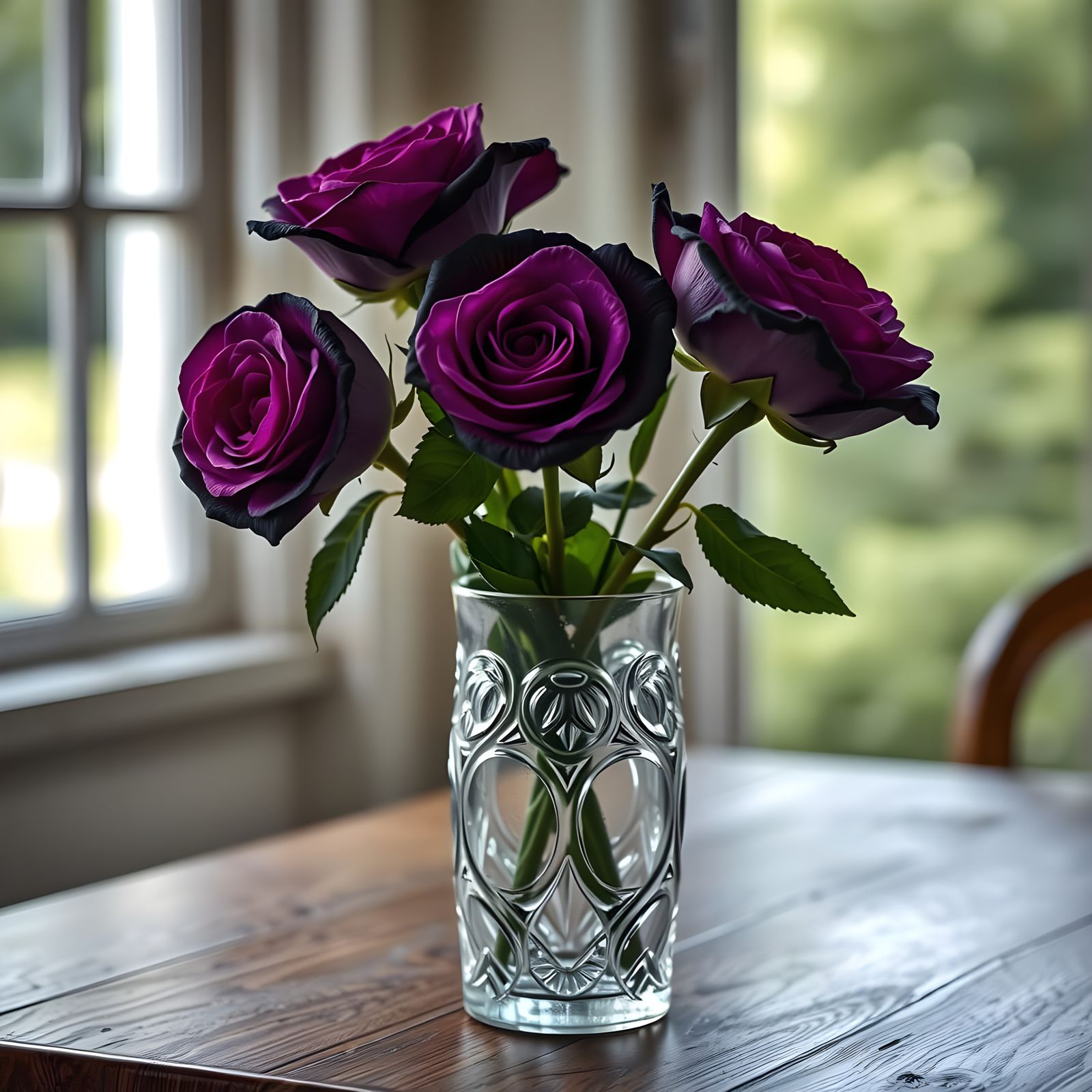 A rare Royal Purple Rose - A rare Royal Purple Rose