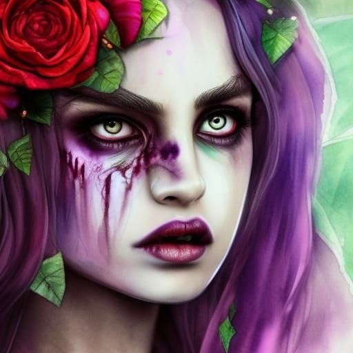 Undead fairy - AI Generated Artwork - NightCafe Creator