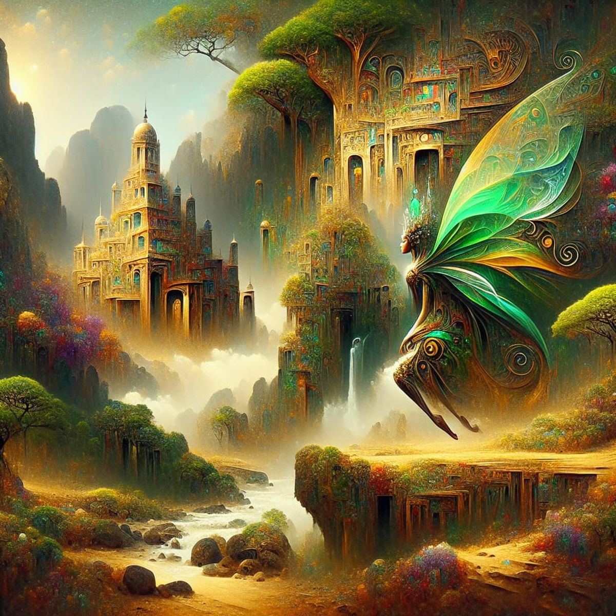 6 pictures of a small series (1) of a Greek elf. - AI Generated Artwork ...