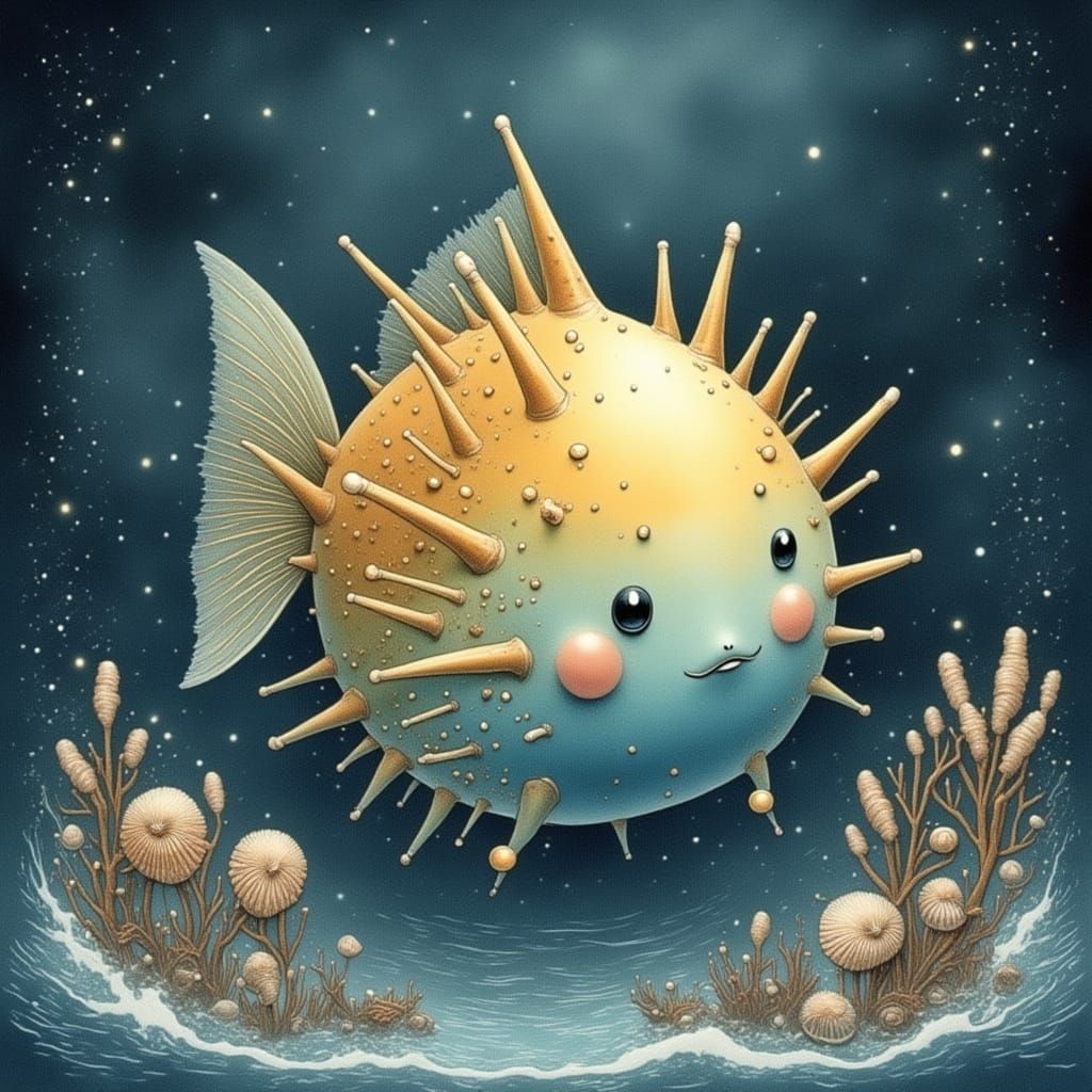 A watercolour elementa... - AI Art