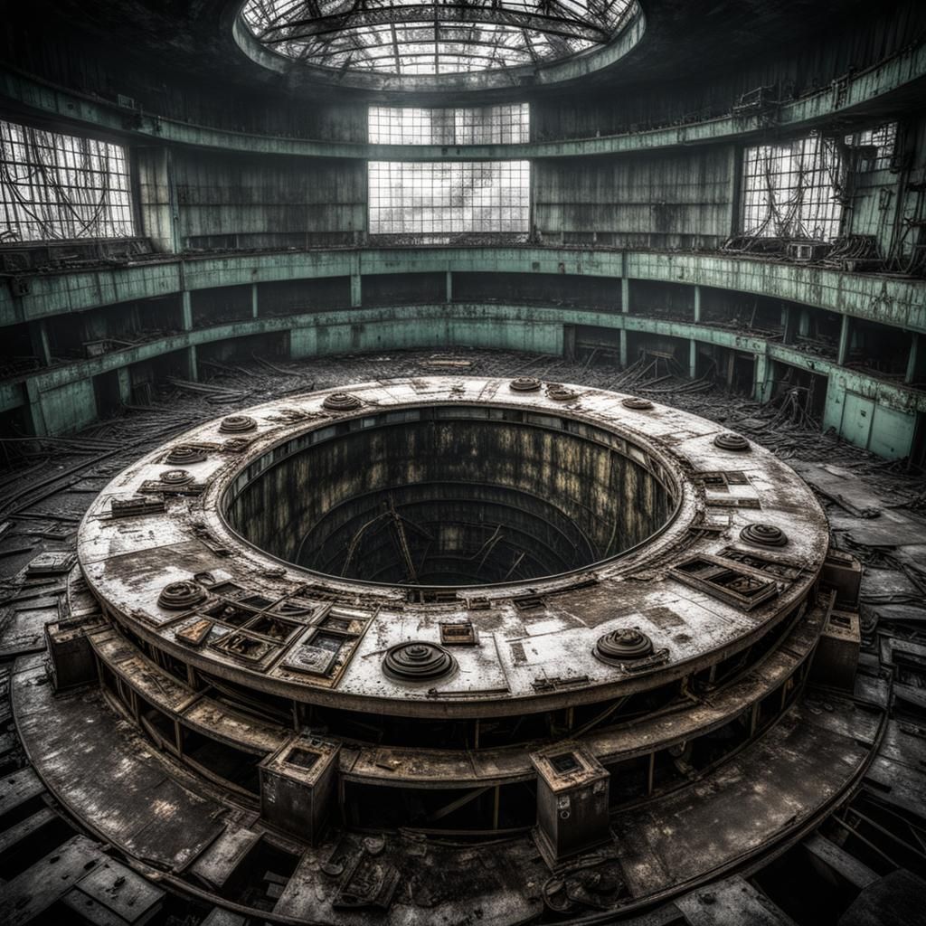 Chernobyl reactor lid - AI Generated Artwork - NightCafe Creator