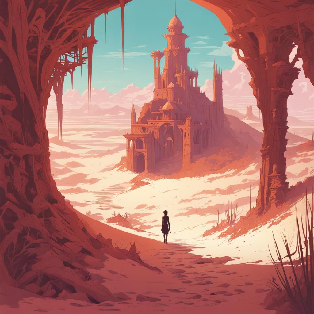 organic, fairy, dunes, ruins, radiant, feral, shadow, Mathias Osland, Kilian Eng, Paul ...