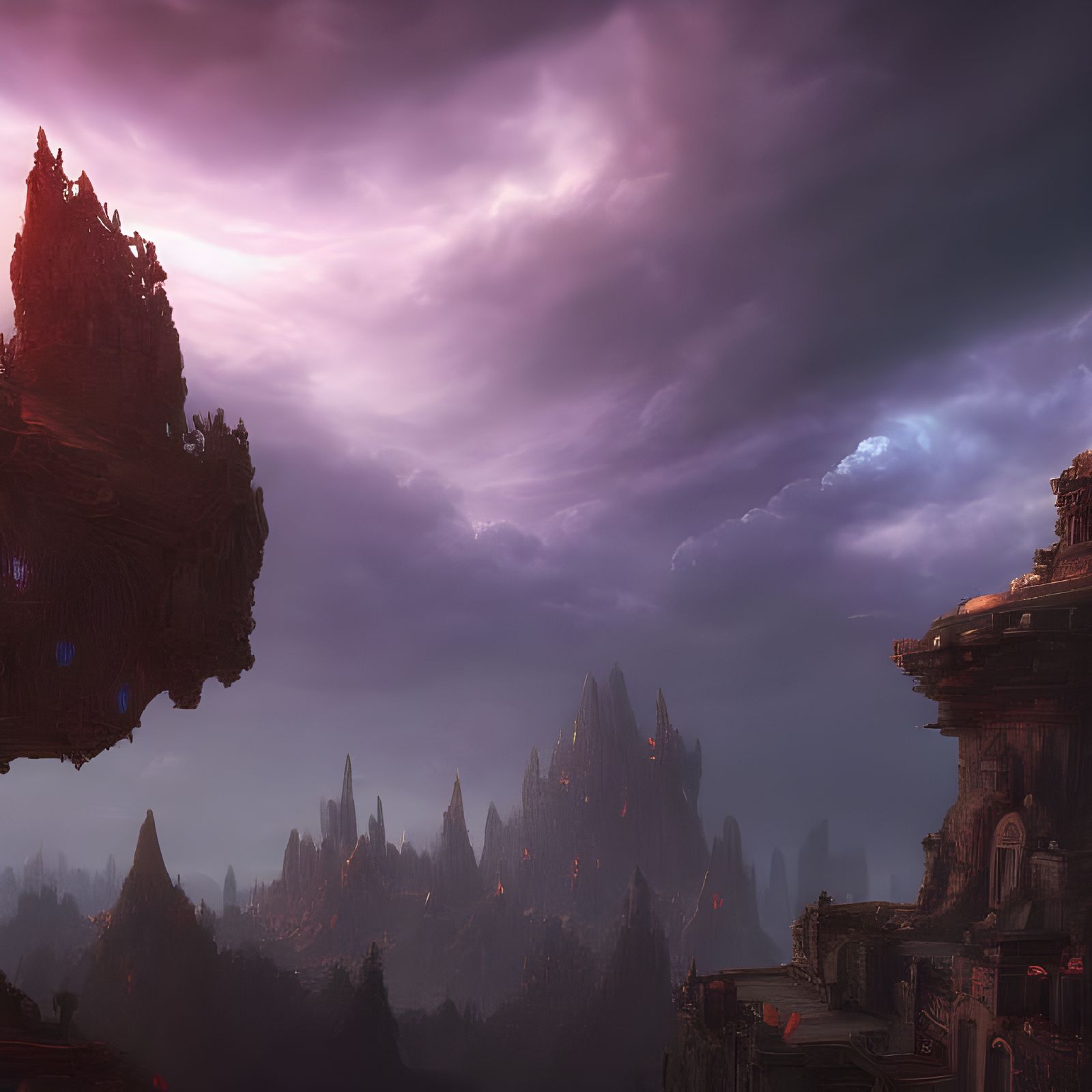 Ominous Tomb Valley - AI Generated Artwork - NightCafe Creator