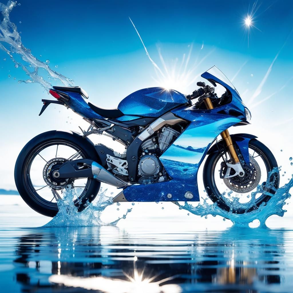 Motorcycle promo art - 3 - AI Generated Artwork - NightCafe Creator
