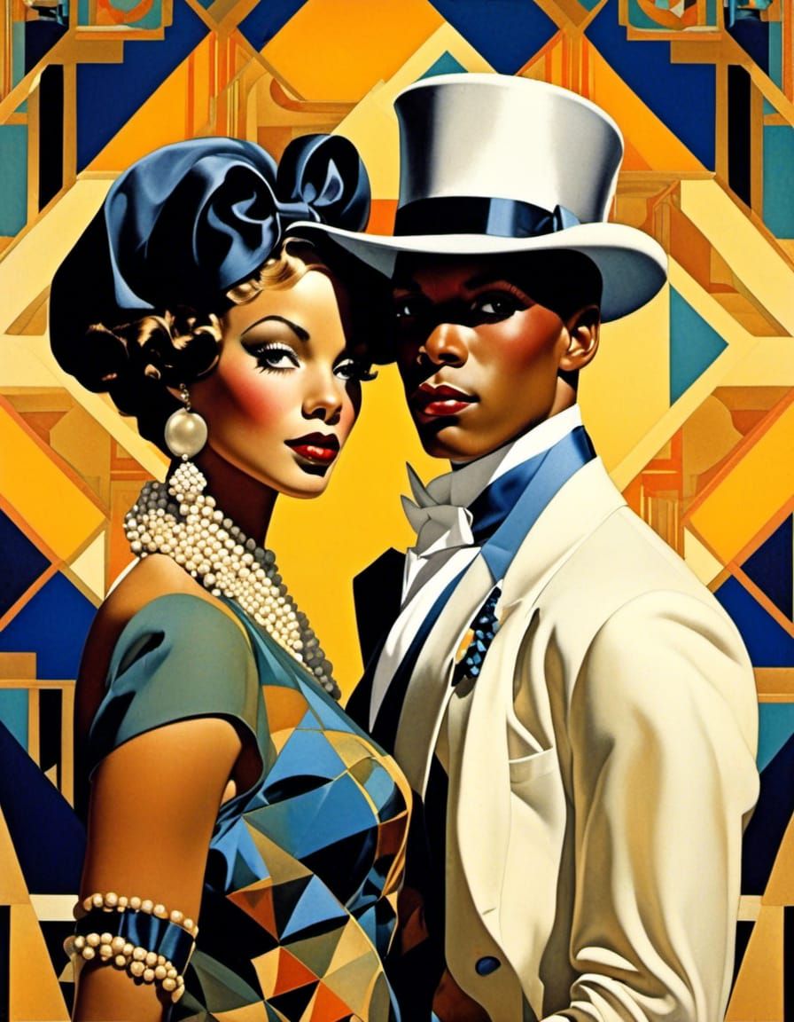 Maxfield Parrish J. C. Leyendecker African American fashion models Zoot ...