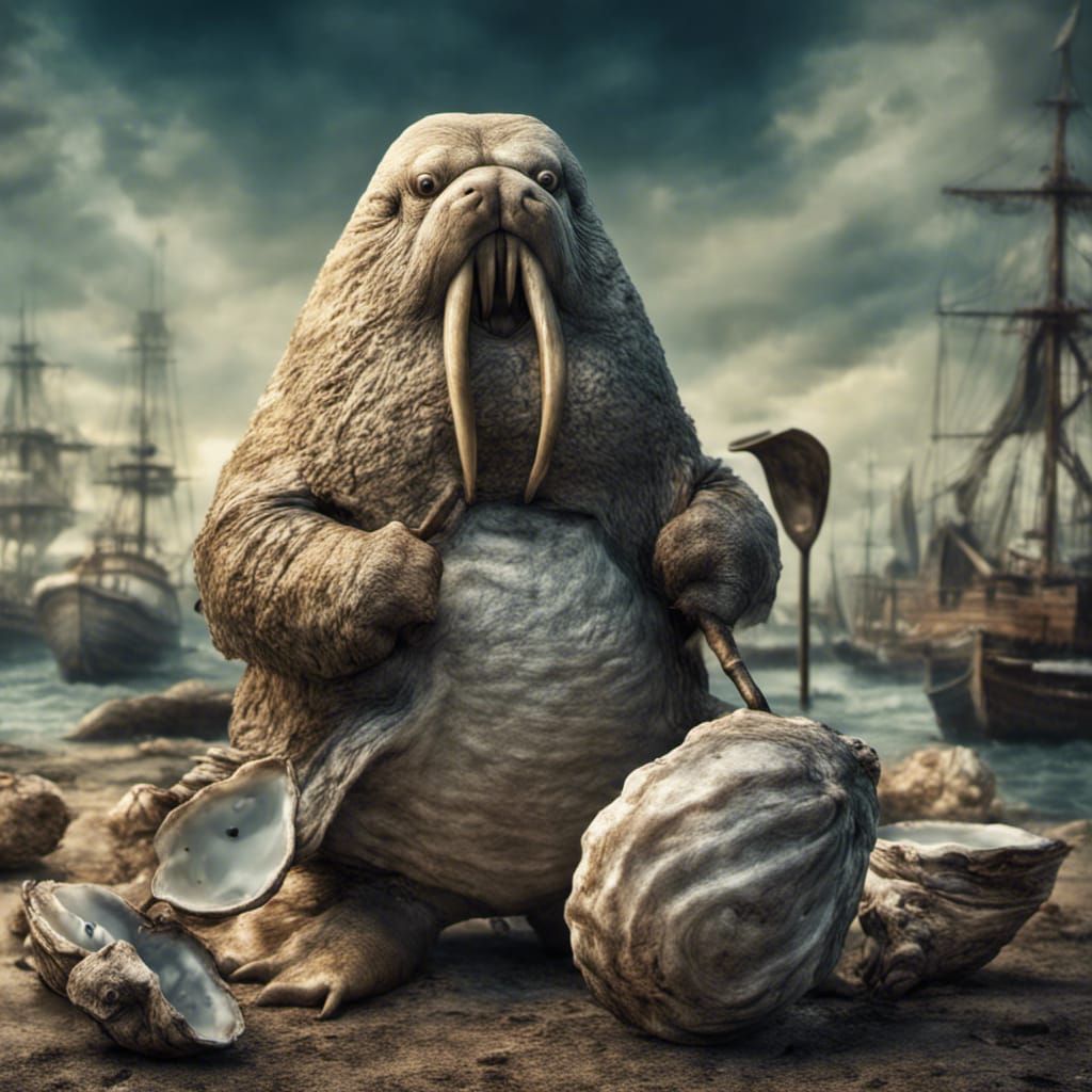 Alice’s Walrus - AI Generated Artwork - NightCafe Creator