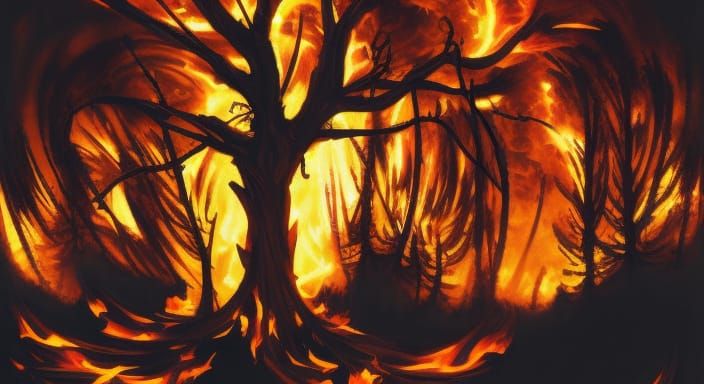 Beautiful Inferno - AI Generated Artwork - NightCafe Creator