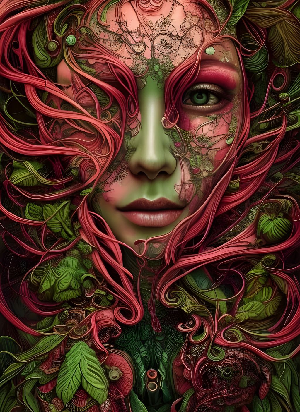Mythical Tree Dryad - AI Generated Artwork - NightCafe Creator