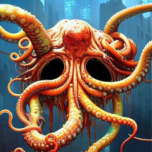 A mass of writhing tentacles that used to be some kind of Garfield - AI ...