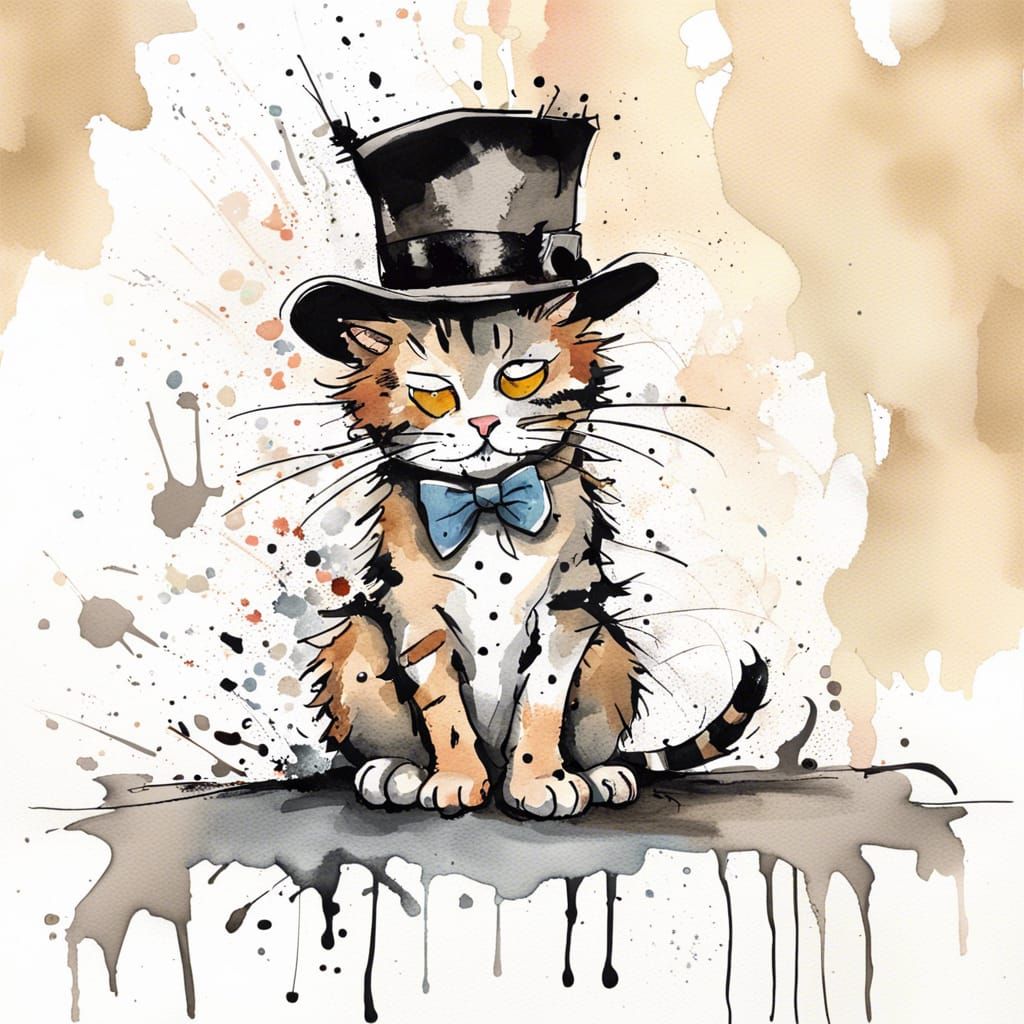 Posh cat - AI Generated Artwork - NightCafe Creator