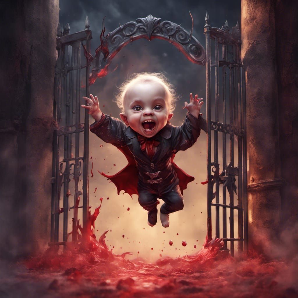 Baby Vampire - AI Generated Artwork - NightCafe Creator