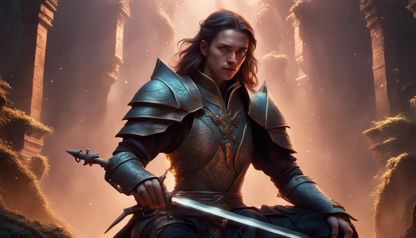 King Ardry and Caliburn - AI Generated Artwork - NightCafe Creator