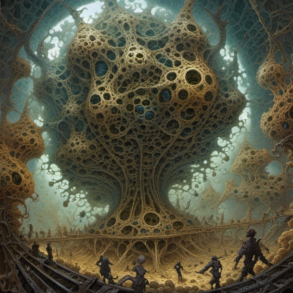 Fractal Lovecraft - AI Generated Artwork - NightCafe Creator
